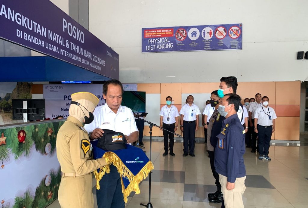 Posko Nataru 2022/2023 Bandara Sultan Hasanuddin Beroperasi 16 Hari - identitas.co.id